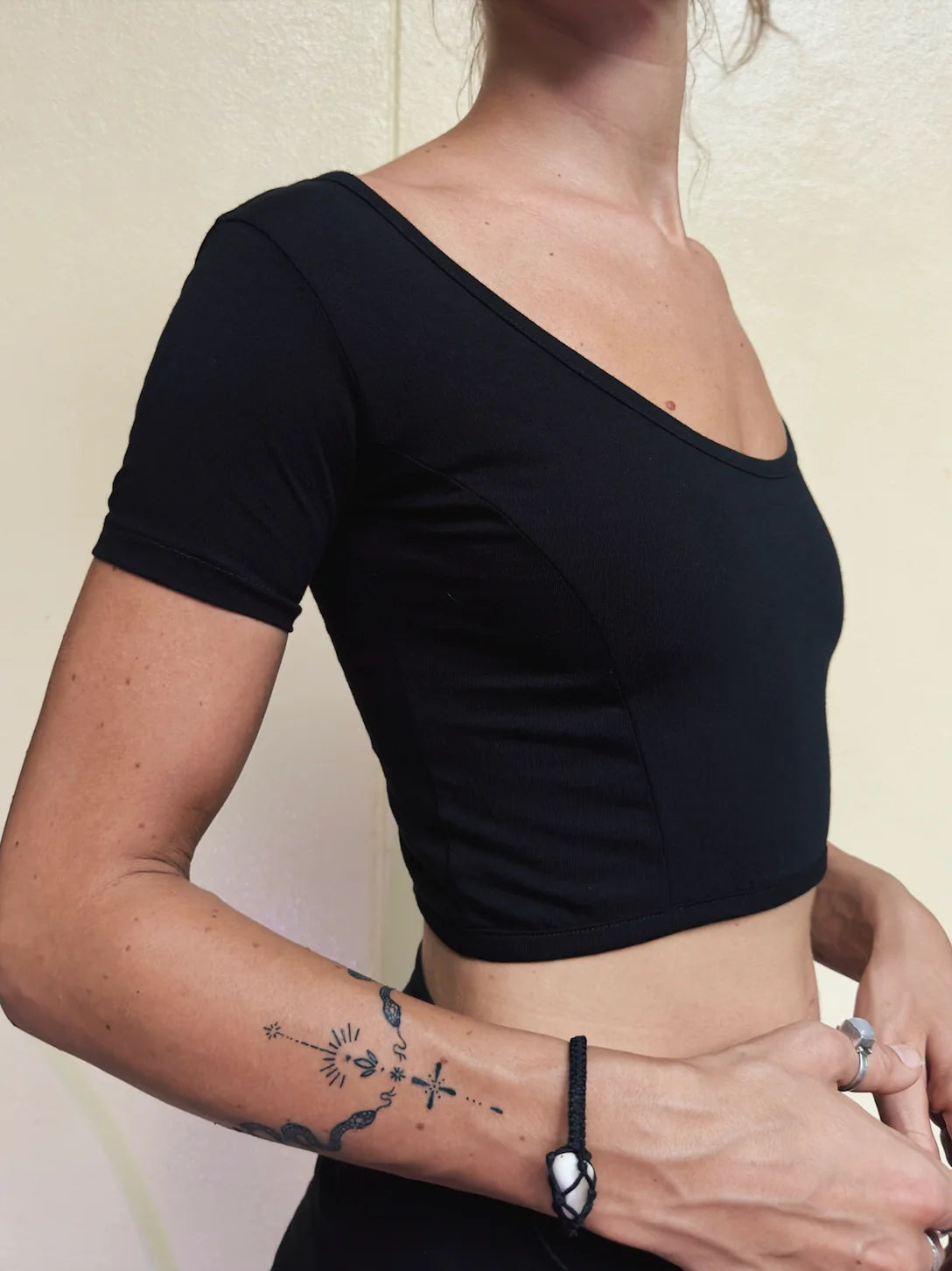 Classic Crop Top – Electric Sun